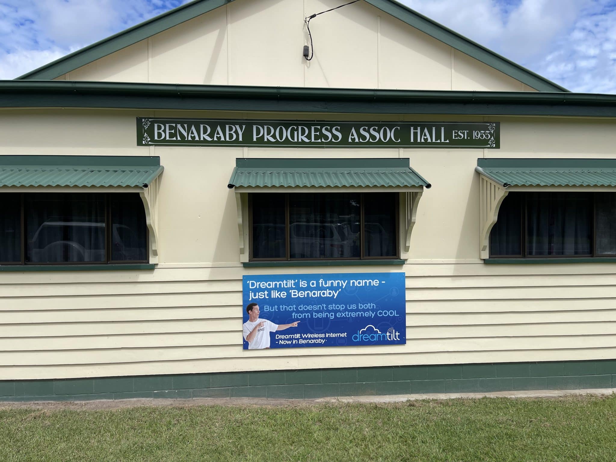 Benaraby Progress Association Hall connected to Dreamtilt - Dreamtilt